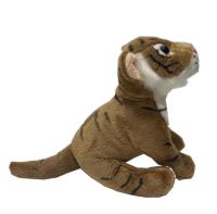 China 17cm 6.69in Recycled Large Tiger Stuffed Animal - Eco-Friendly Plush Toy with 100% PP Cotton Filling for sale