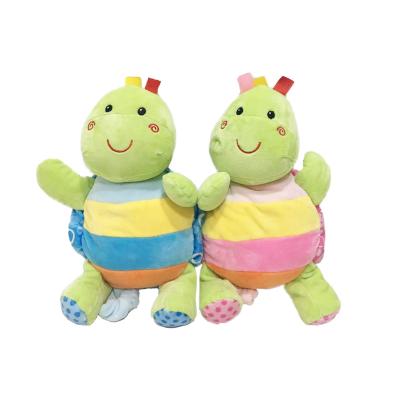 China 0.25m 9.84 Inch Infant Plush Tortoise Stuffed Animal with Music - Hypoallergenic Baby Toy for sale