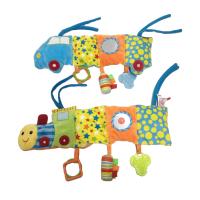 China 45cm 17.72in Interactive Plush Toy Set with Music and Strings - 2 Assorted Vehicle Designs for Babies for sale