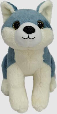 China 16cm 6.3 Inch Recycled Material Plush Wolf Toy - Baby Safe Non-Toxic with 100% PP Cotton Filling for sale