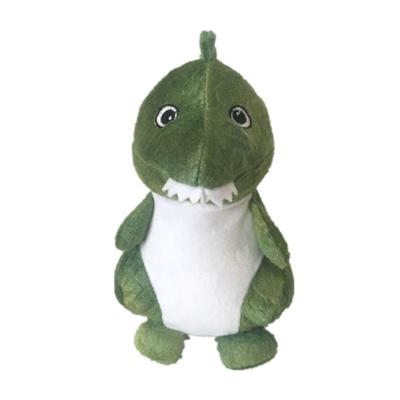 China 16cm 6.3'' Large Green Dinosaur Talking Plush Toy with Voice Recording Function - 3 AAA Battery Powered for sale