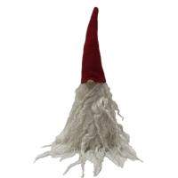 China 0.22m Wooden Old Man Christmas Decoration with 8.66 Inch Cloth Beard - Various Sizes Available for Home Festive Decor for sale