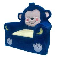 China 48cm Monkey Plush Chair with Memory Foam Filling - Soft Stuffed Animal Bean Bag for Kids for sale