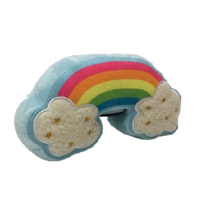 China 15cm Rainbow Unicorn Piggy Bank - Educational Plush Toy with 100% PP Cotton Filling for Children's Savings for sale