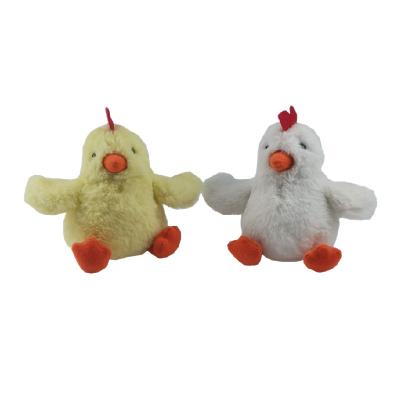 China 12cm Sound and Light Plush Chicken Toy with Music Box - EN71 Certified Easter Toy with Custom Printing Options for sale