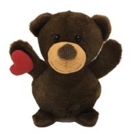 China 15cm Talking Valentine Teddy Bear with Heart - 3xAAA Battery Powered Plush Toy with Custom Options for sale