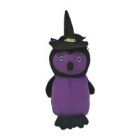 China 10.24 Inch Purple Owl LED Stuffed Animal - Halloween Plush Toy with Custom Design Options and International Safety Certifications for sale