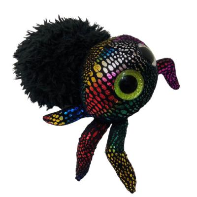 China 15cm Magnetic Black Spider Plush Halloween Decoration with Custom Designs - EU/US Safety Certified for sale