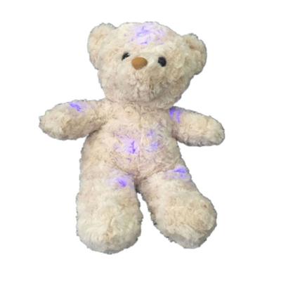China 0.2M 7.87in LED Light Up Teddy Bear with Star Projection and Custom Music Options for sale