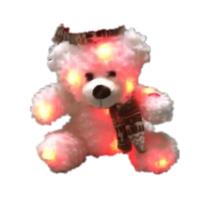 China 0.3M 11.8in LED Musical Stuffed Animal Toy with Night Light - Custom Music & Hypoallergenic Plush for sale