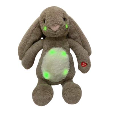 China 0.25M 9.84in LED Light Up Singing Plush Toy with Custom Audio - Soft Stuffed Animal for Kids for sale