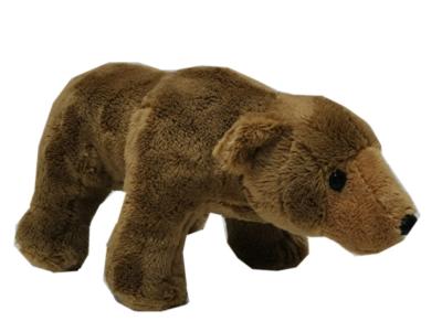 China 0.2M 0.66ft Recycled Material Plush Bear - Eco-Friendly Wildlife Educational Toy with CE/EMC Safety Certification for sale