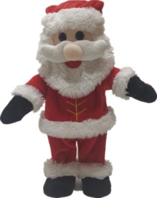 China 36cm Walking Singing Dancing Santa Claus Musical Toy with Color-Changing Lights - SGS Certified Holiday Gift for sale