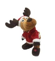 China Reindeer Singing Dancing Stuffed Animals - Animated Plush Toy with 60-70 Day Delivery for Christmas Decorations for sale