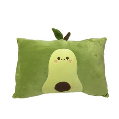 China 50cm Rectangular Avocado Plush Pillow with PP Cotton Filling - Custom Designs Available for sale