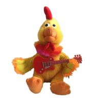 China 30cm 11.81 Inch Electronic Chicken Plush Toy with Guitar - Musical Animated Stuffed Animal with 3 AA Battery Operation for sale