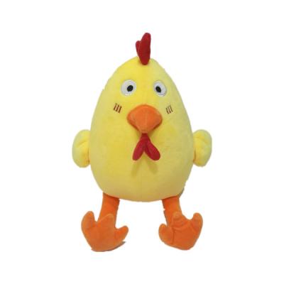 China 8.66in 22cm Plush Chicken Pillow Toy with Particle Filling - 2-in-1 Neck Support and Travel Companion for sale