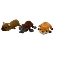 China 24cm Fox Shaped Plush Pillow - 9.45in Super Soft Hand Cushion with PP Cotton Filling for sale