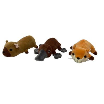 China 24cm Fox Shaped Plush Pillow - 9.45in Super Soft Hand Cushion with PP Cotton Filling for sale