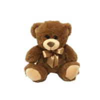 China 5.9'' Brown Teddy Bear Stuffed Animal with Bowknot - Plush Toy with 100% PP Cotton Filling for Gifts for sale