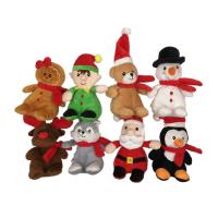 China 15cm 5.9in Christmas Animated Singing Plush Toy 8-Piece Assortment with PP Cotton Filling for sale