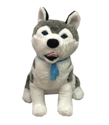 China 33cm Siberian Husky Stuffed Animal Plush Toy - Baby Safe Certified with 100% PP Cotton Filling for sale