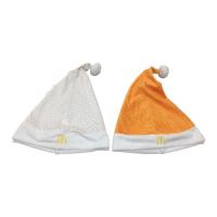 China 40cm McDonald's Santa Christmas Hat for Adults - Custom Promotional Gift with 60-70 Day Delivery for sale