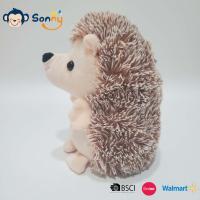 China Recording Speaking Hedgehog Plush Toy Cute Educational for sale