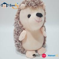 China Recording Speaking Hedgehog Plush Toy Cute Educational for sale