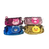 China EN71-1-2-3 Certified Sequins Plush Backpack Pen Bag with Particle Filling for Kids - 60-70 Day Delivery for sale