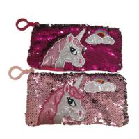 China EN71-1-2-3 Certified Sequins Plush Backpack Pen Bag with Particle Filling for Kids - 60-70 Day Delivery for sale