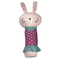 China Soft Pink Rabbit Plush Cushion Toy with PP Cotton Filling - 60-70 Day Delivery for Car Seat Pillow and Stress Relief for sale