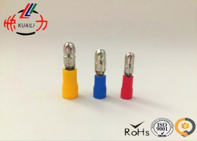 China Male Vinyl Insulated Wire Terminals / Insulated Bullet Connectors for sale