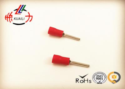 China Cable End Terminals Pin Insulated For Led Strip Copper Or Brass Material PTV1.25-9 for sale