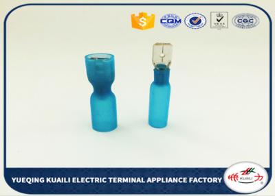 China Male and female heat shrink solder butt connectors PE waterproof AWG 16-14 Blue for sale