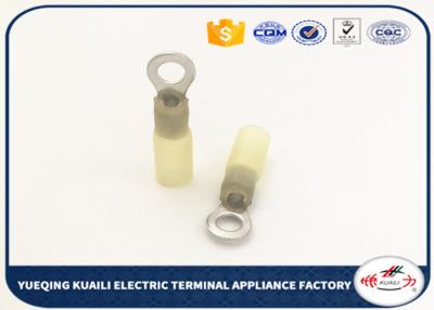 China Insulated Heat Shrinkable Ring Wire Connectors Terminals HR type Yellow HR 5.5-5 for sale