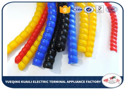 China Electrical White Spiral Tubing Wire Protection Sleeving For Cable Management Purpose for sale