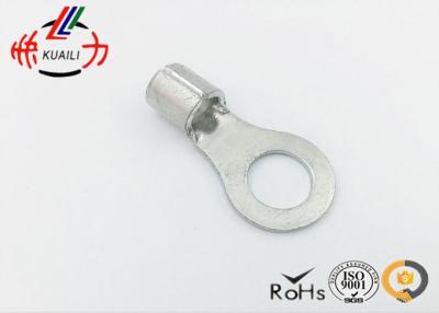 China OT/RNB Type Wire Connectors Terminals Copper A.W.G 6mm Non Insulated Ring Terminals for sale