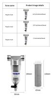 China Automatic Whole House Spin Down Sediment Pre Water Filter for Well Water 4000LPH for sale
