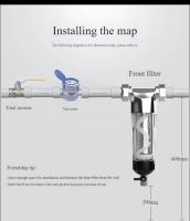 China Household Tap Sediment Water Filter SS316 Filter Screen 4000L for sale