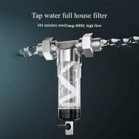 China 1 Stage Whole House Sediment Water Filter Household SS304 Large Flow for sale