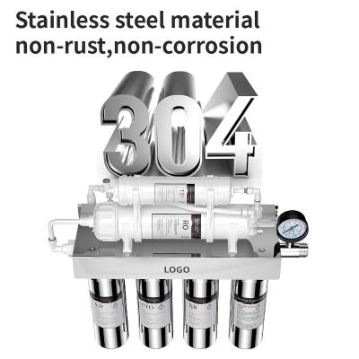 China 7 Grade 316 Stainless Steel RO Water Filter 600GPD for Drinking Water for sale