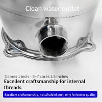 China Commercial Stainless Steel Water Filter Industrial Bag Type Heat Resistant for sale