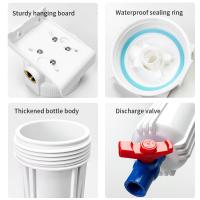 China Countertop Household Sediment Filter Rural Well Water Tap Filter 8000L for sale