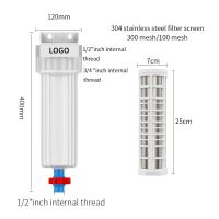 China Countertop Household Sediment Filter Rural Well Water Tap Filter 8000L for sale