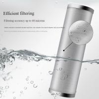 China Food Grade 304 Stainless Steel Pre Filter 40 Microns 10Tons Whole House Water Treatment System for sale