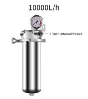China Food Grade 304 Stainless Steel Pre Filter 40 Microns 10Tons Whole House Water Treatment System for sale
