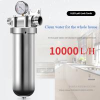 China Food Grade Stainless Steel Water Filter 40μM Filtration for Whole House for sale