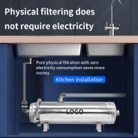 China 304 Stainless Steel Ultrafiltration Central Water Purifier for Whole House for sale