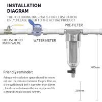 China 304 Stainless Steel Whole House Pre Filter 40 Micrometers for sale